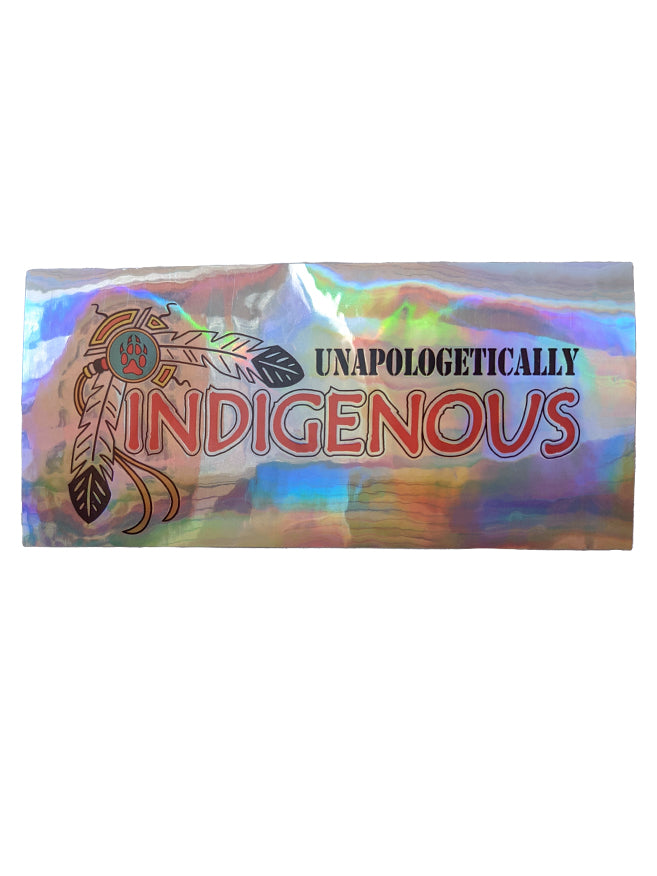 Unapologetically Indigenous Holographic Decals – Diamond Phoenix Creations